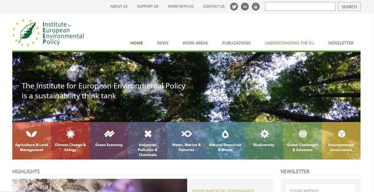 We launched a new version of the IEEP website! - IEEP AISBL