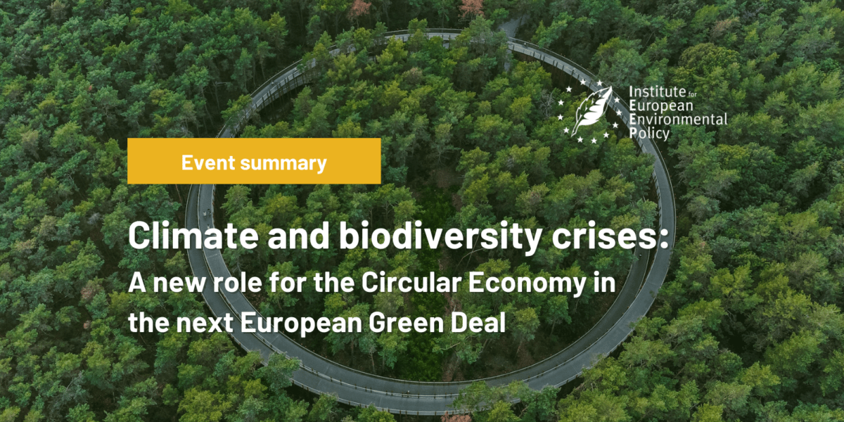 IEEP AISBL – Institute for European Environmental Policy