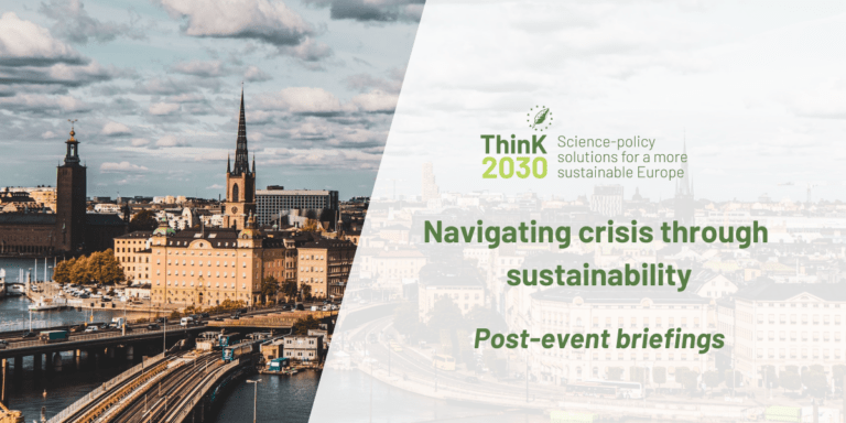 Navigating crisis through sustainability - IEEP AISBL