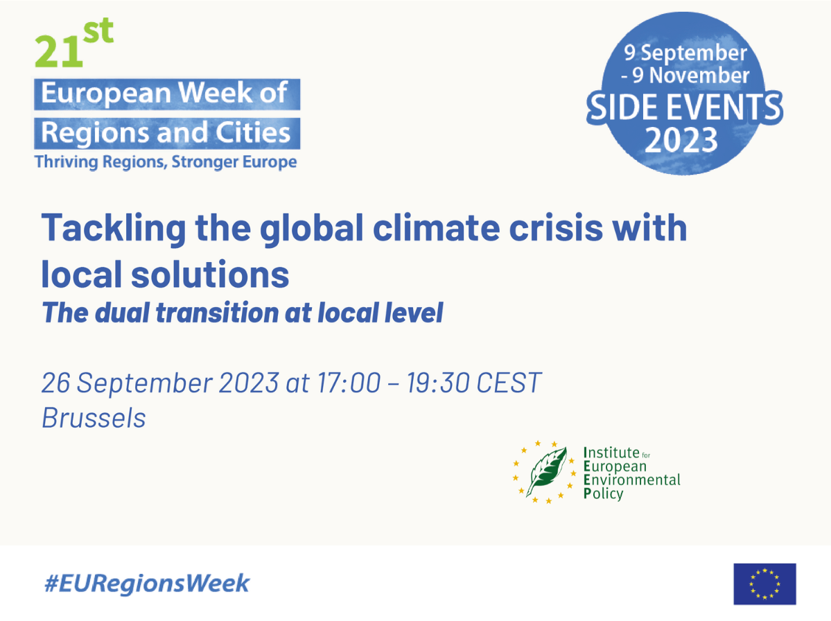 Overview Climate and Circular Economy - IEEP AISBL