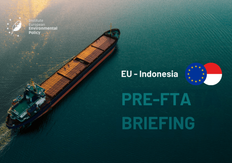 EU-Indonesia: Pre-FTA briefing - IEEP AISBL